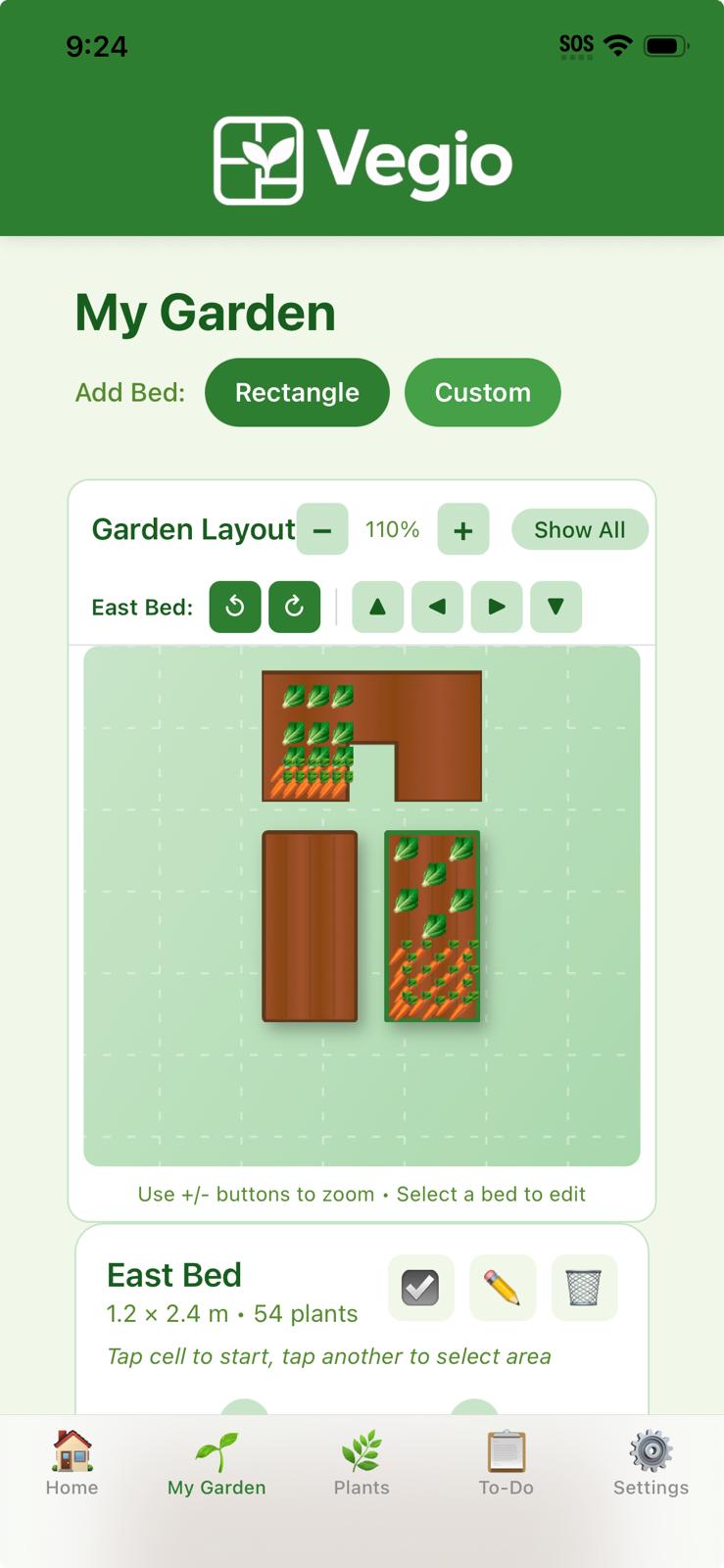 Vegio - Plan your garden with confidence